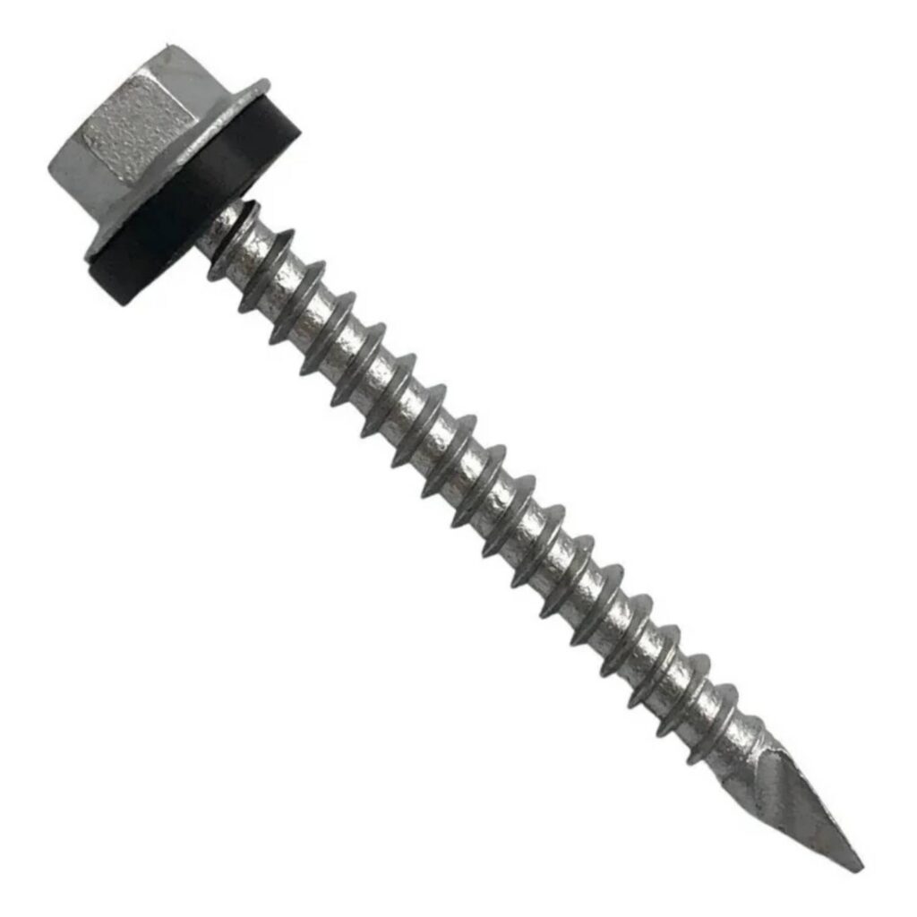 TORNILLO HEXAGONAL PUNTA LABIO CON GOLILLA GOMA GALVANIZADO – Provemontt TORNILLO HEXAGONAL PUNTA LABIO CON GOLILLA GOMA GALVANIZADO – Provemontt